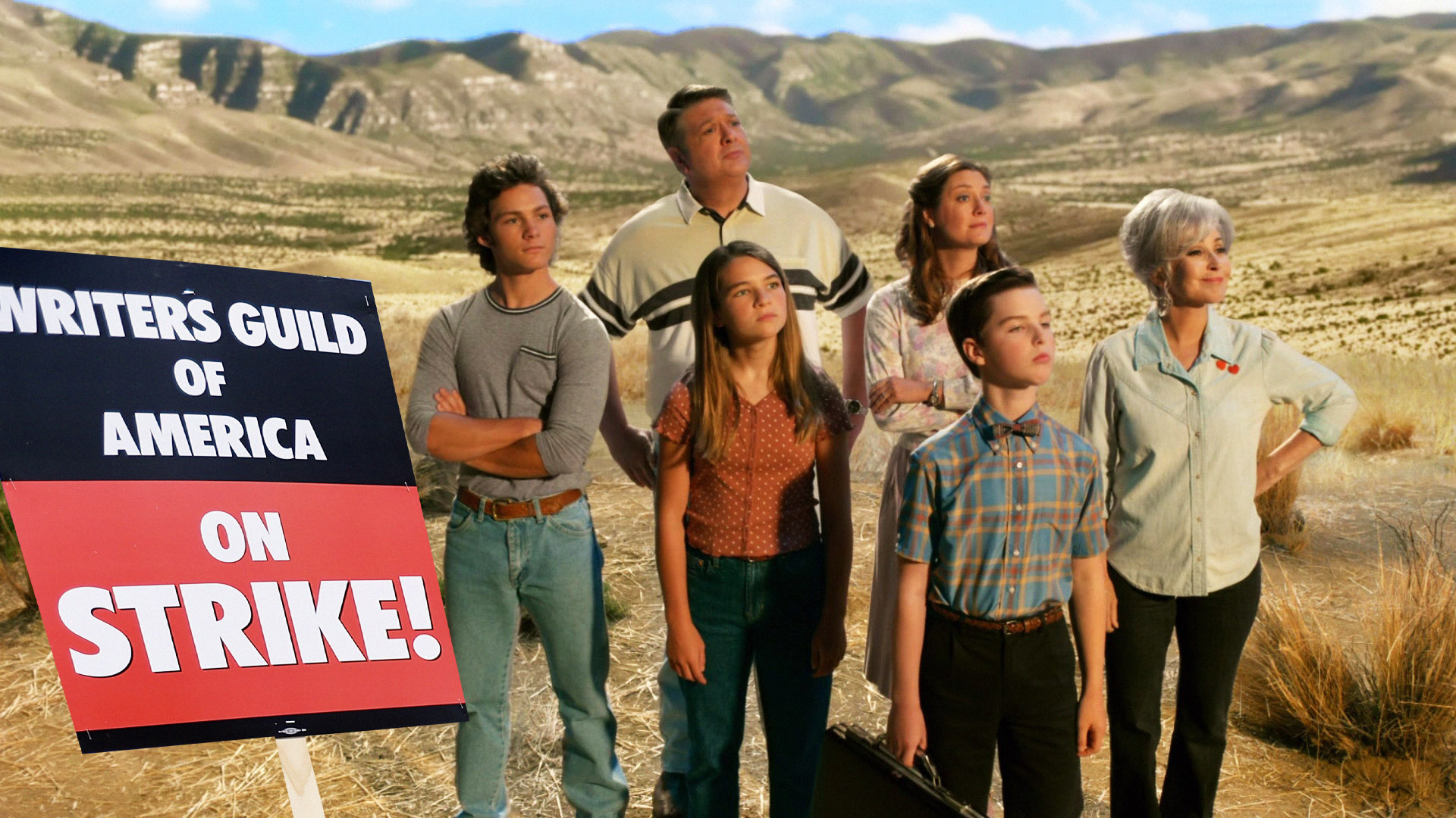 Young Sheldon Stars Support WGA Strike: "No More Sheldon"