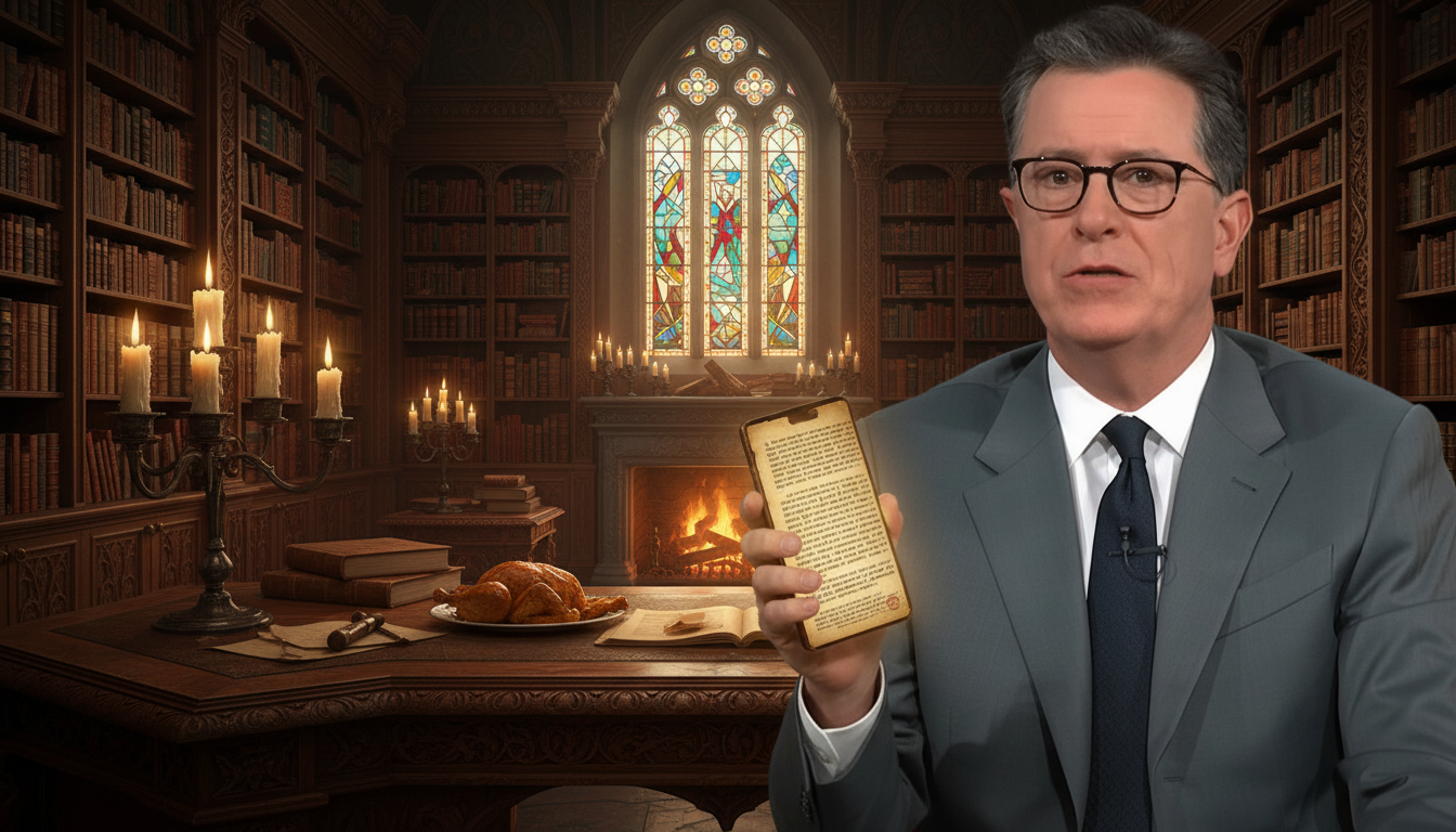 Stephen Colbert Thought George R. R. Martin Texted Him the Entire Winds ...