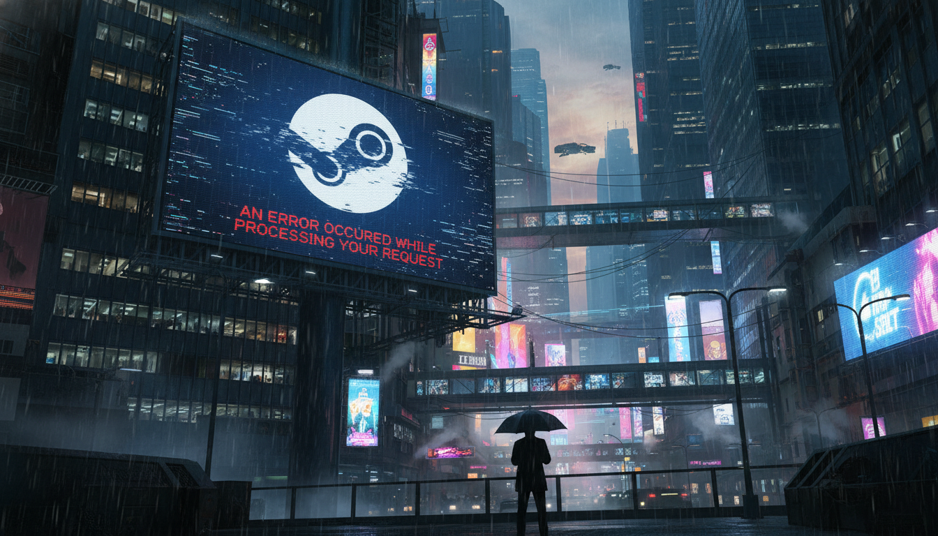 Steam Outage Hits Hard: Store Errors and Heavy Lag Hammer Web and Client