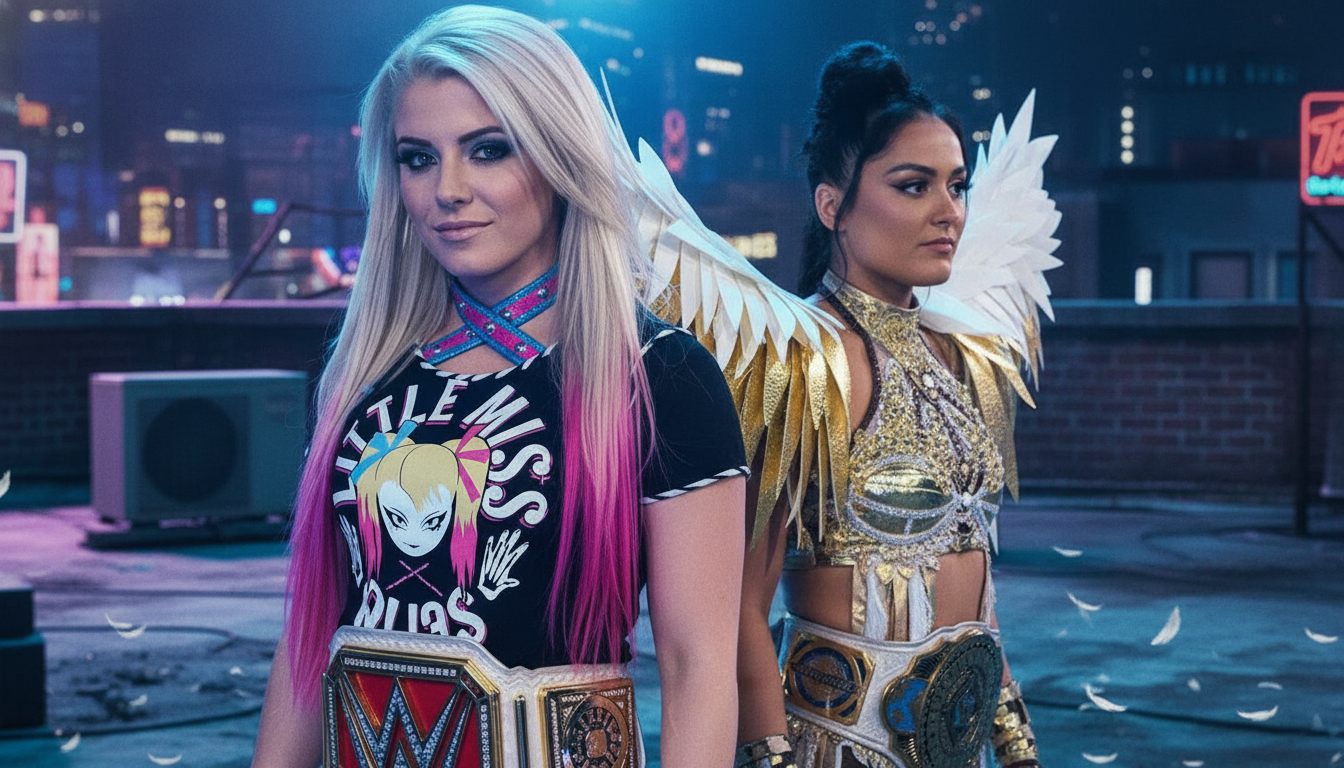 Live TV Close Call: Alexa Bliss Saves Lyra Valkyria From Wardrobe Slip ...